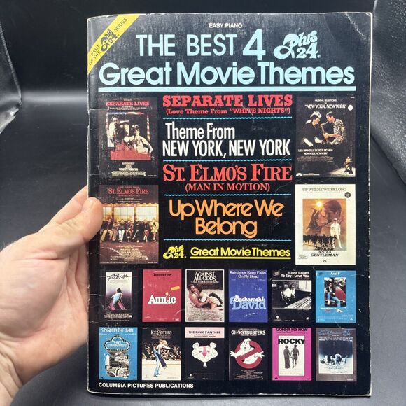 Accents | The Best 4 Great Movie Themes Easy Piano Music Sheets ...